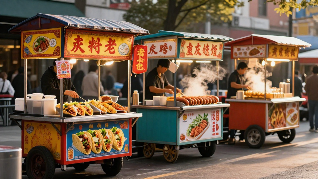 What Are the Different Types of Street Food Carts? - thecremebruleecart.com
